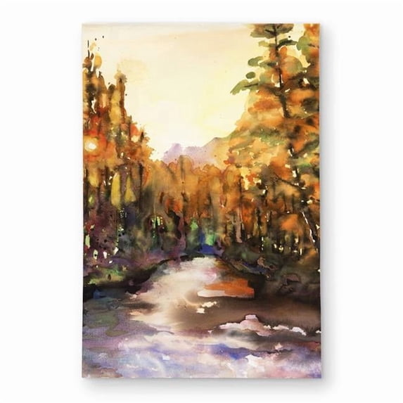 Begin Home Decor C1ROAR46VURWYN 4 x 6 ft. Merced River Outdoor Area Rug ...