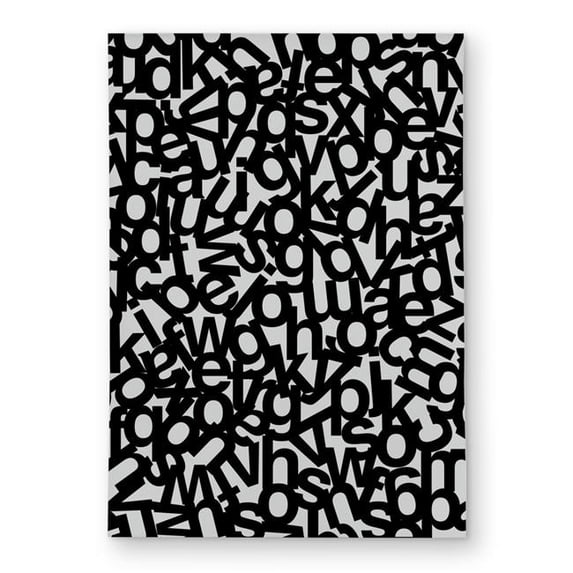 Begin Home Decor C1ROAR57BCD4EK 5 x 7 ft. Alphabet Shapes Livingroom ...