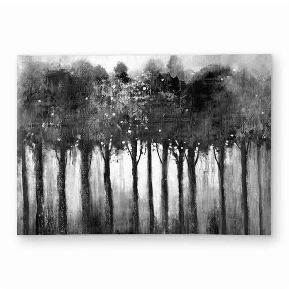 Begin Home Decor C1ROAR57UDQYUJ 5 x 7 ft. Monochrome Trees - Gray ...