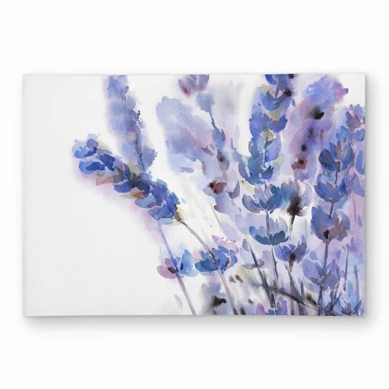 Begin Home Decor C1ROAR57UQ4MRL 5 x 7 ft. Watercolor Lavender Flowers ...