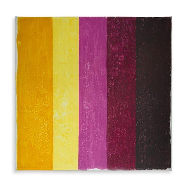 Begin Home Decor C1TC5858BQJ2TL 58 x 58 in. Abstract Shapes Yellow ...