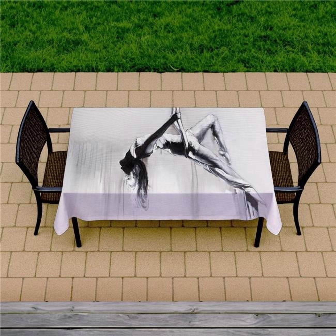 Begin Home Decor C1TCLRGEHSEGXH 58 x 102 in. White Monochrome ...