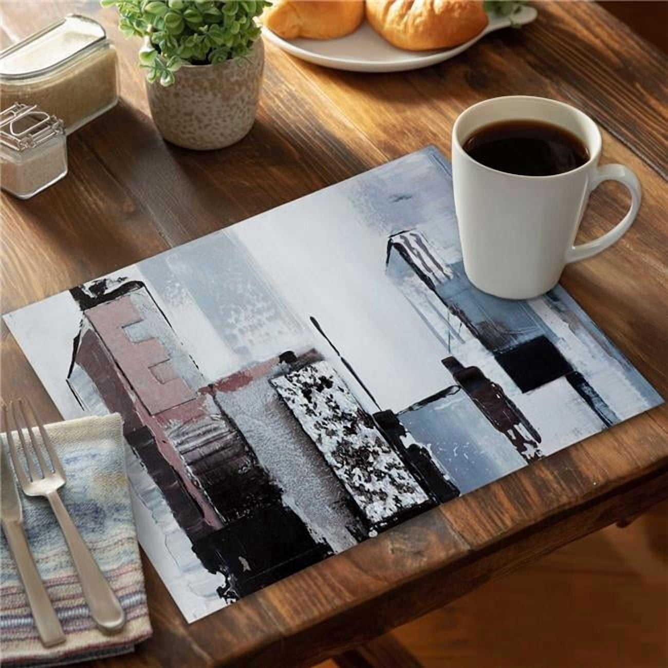 Begin Home Decor C4PP141834PHDI 14 x 18 in. Abstract Building Shapes ...