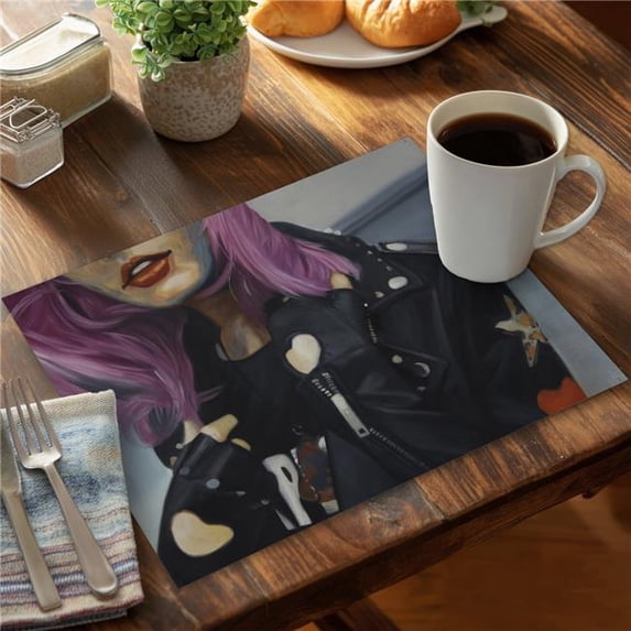 Begin Home Decor C4PP1418FC126P 14 x 18 in. Young Punk Woman Polyester ...