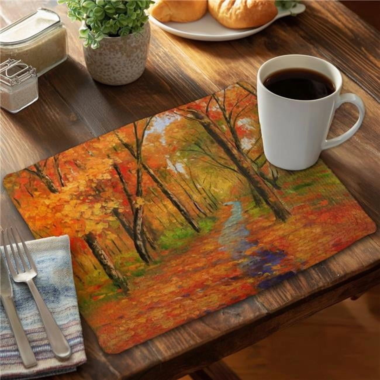 Begin Home Decor C6BP14182ZOV2K 14 x 18 in. Autumn Trail in the Forest ...