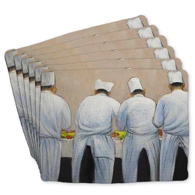 Begin Home Decor C6BP141831D3X4 14 x 18 in. Cooks Chefs Working ...