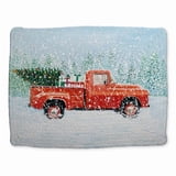 Begin Home Decor CBPM1418EA862L 14 x 18 in. Christmas Tree Truck Rustic ...