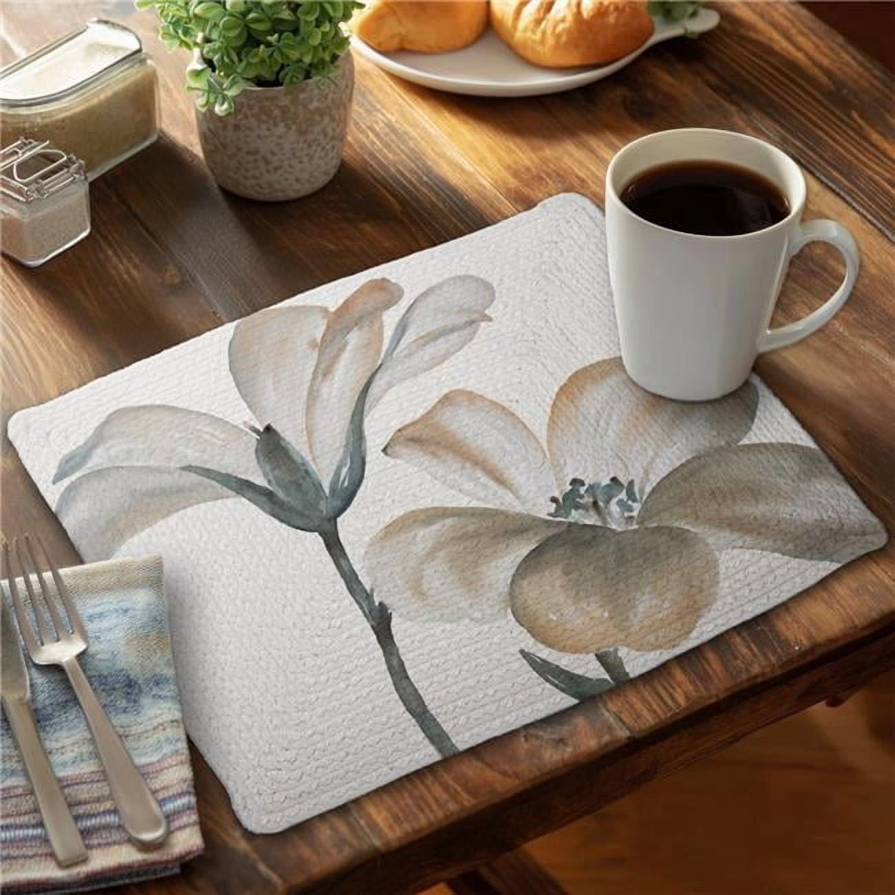 Begin Home Decor CBPM1418EADWXQ 14 x 18 in. Floral & Botanical Braided ...
