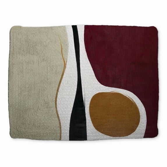 Begin Home Decor CBPM1418W0WU6B 14 x 18 in. Multiform Abstract Braided ...