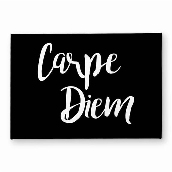 Begin Home Decor CODM1724N3TWC7 17 x 24 in. Carpe Diem 2 Door Mat ...