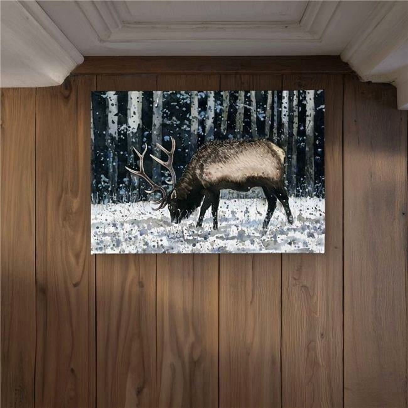 Begin Home Decor CODM1724RO26MF 17 x 24 in. Caribou in the Winter ...