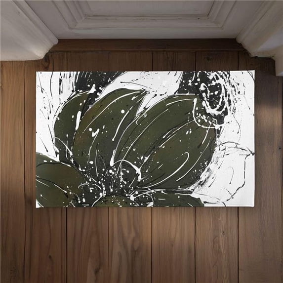 Begin Home Decor CODM2134NFI82C 21 x 34 in. Abstract Flower with Paint ...