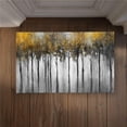 Begin Home Decor CODM2134VN9981 21 x 34 in. Abstract Yellow Forest Door ...