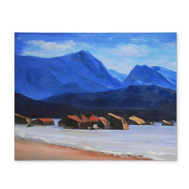 Begin Home Decor CPPM1418GAAAKR 14 x 18 in. Scenic Coastal Blue ...