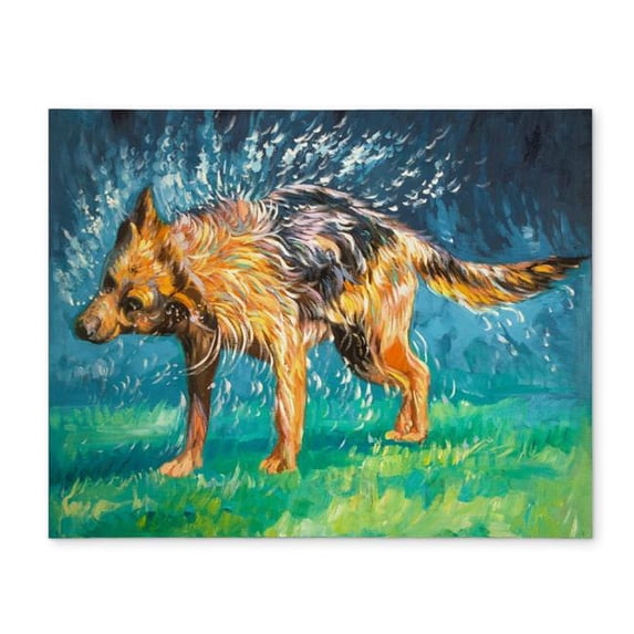 Begin Home Decor CPPM1418P9MMDD 14 x 18 in. Bedroom Pets Polyester ...
