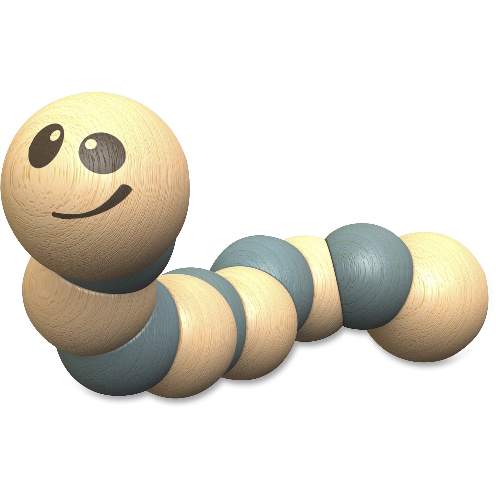 BeginAgain Earthworm Wooden Toy - Walmart.com