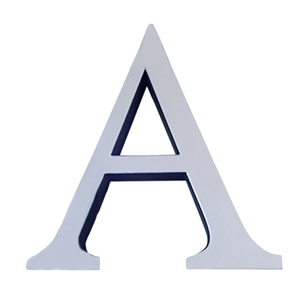 Begine 26 Letters Diy 3D Mirror Acrylic Wall Sticker Decals Home Decor ...