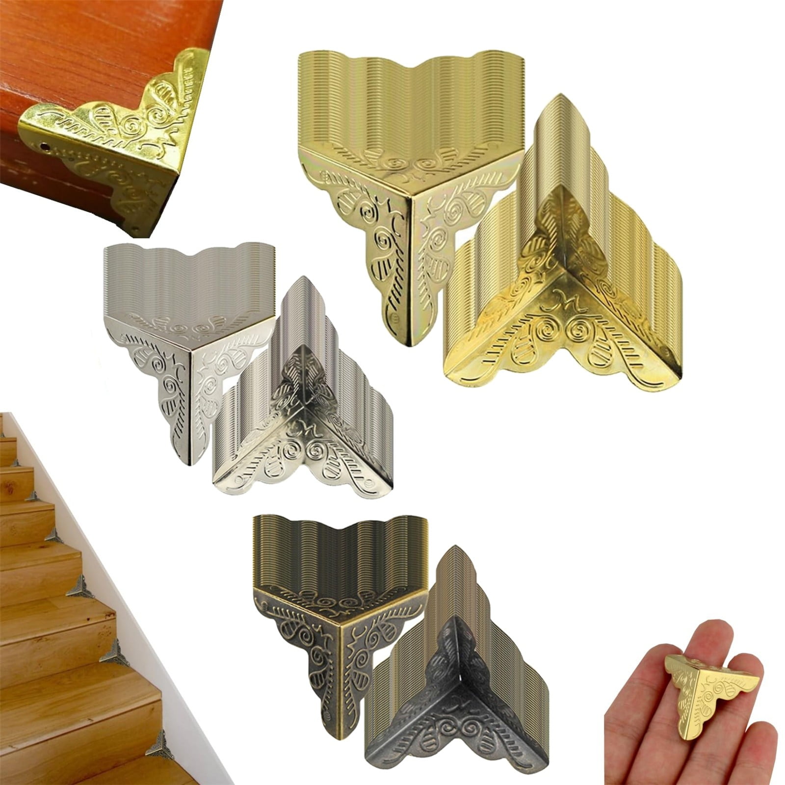 Begine Clearance! 100Pcs Stair Dust Corners Decorative Stair Dust ...