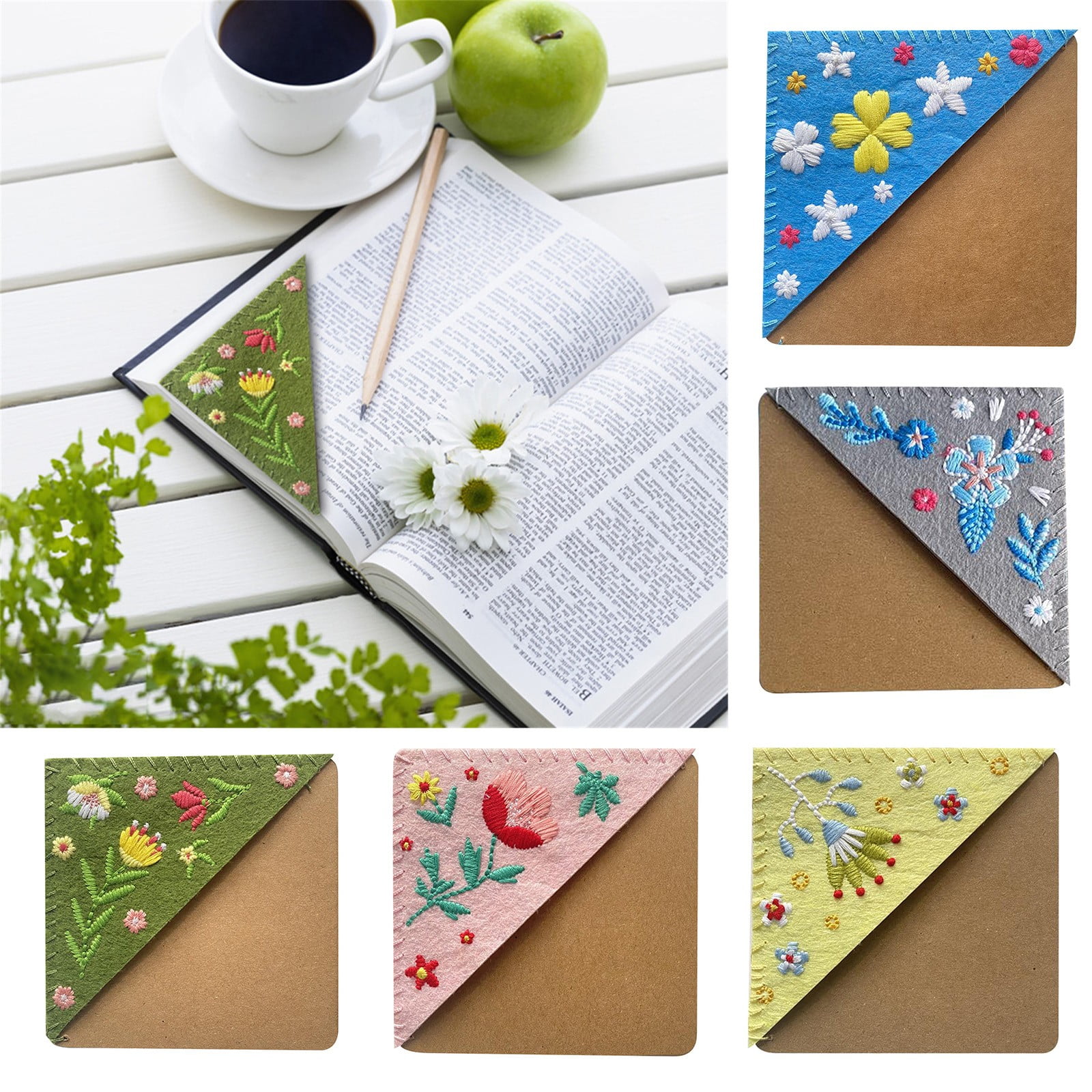 Begine Clearance! Office Supplies, Personalized Hand Embroidered Corner ...