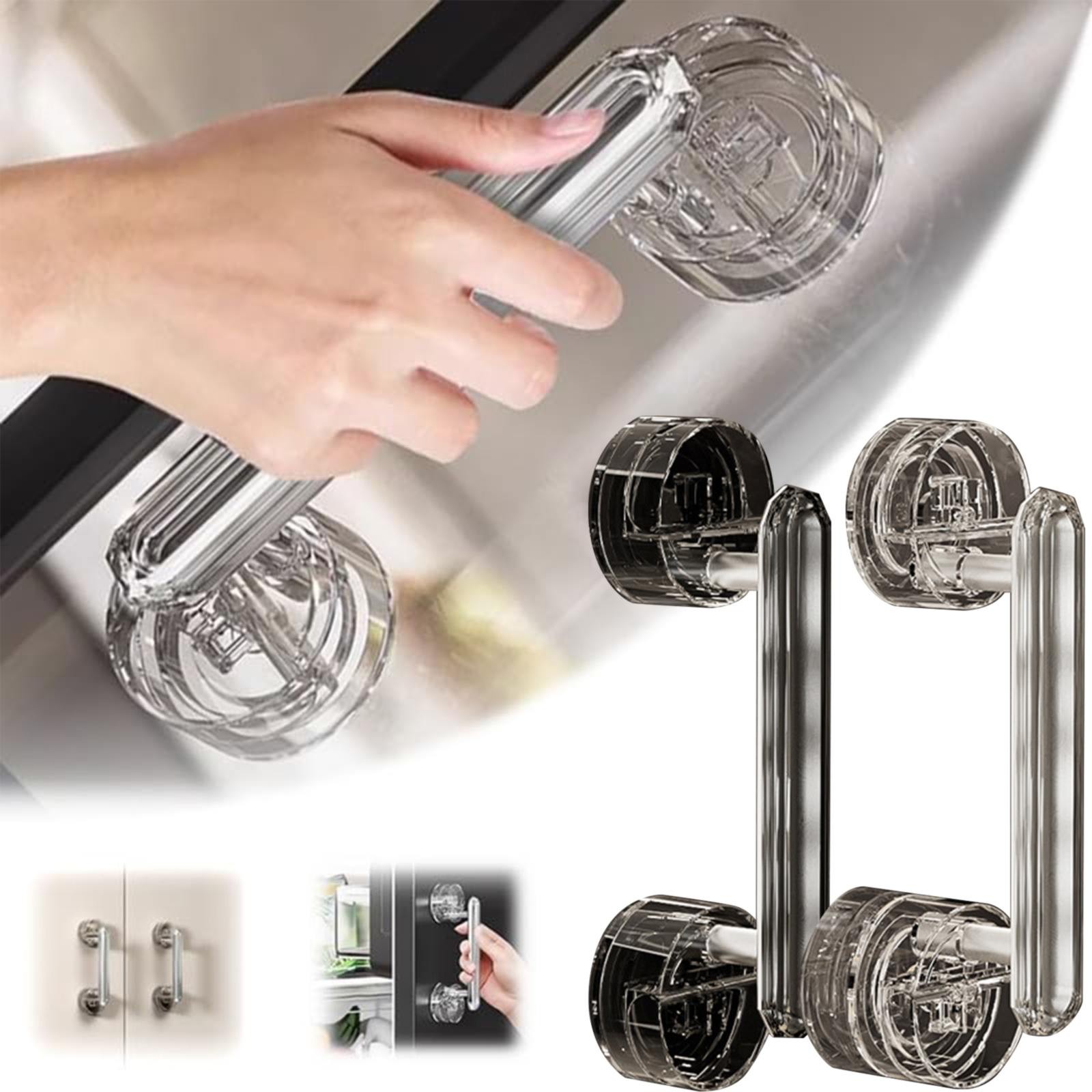Begine Clearance! Suction Cup Door Handle 2024 New Strong Hold Suction ...