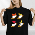 Beginner Acroyoga sushi Funny Food Fitness Pose Graphic Cotton T Shirt ...