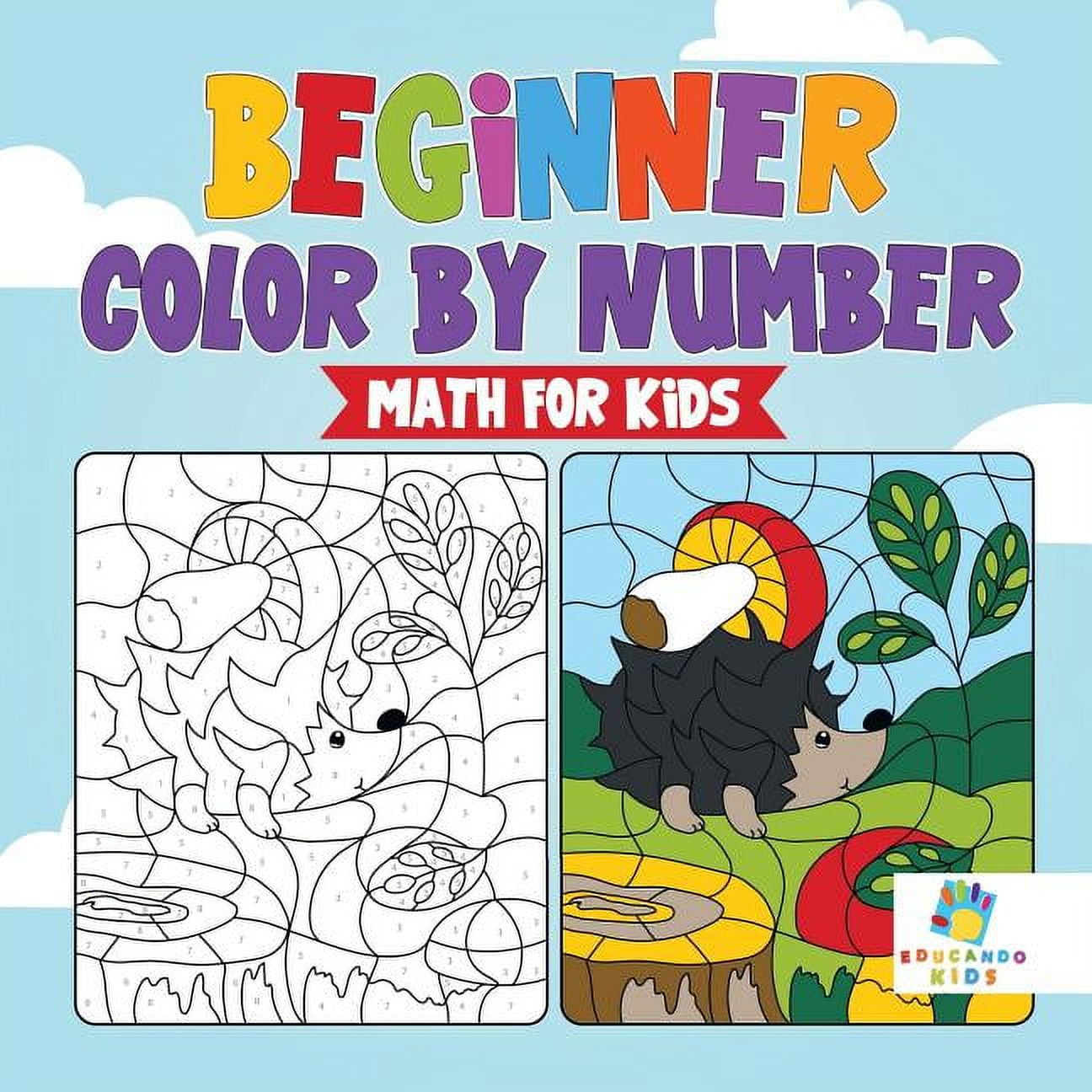 Beginner Color by Number Math for Kids, (Paperback) - Walmart.com