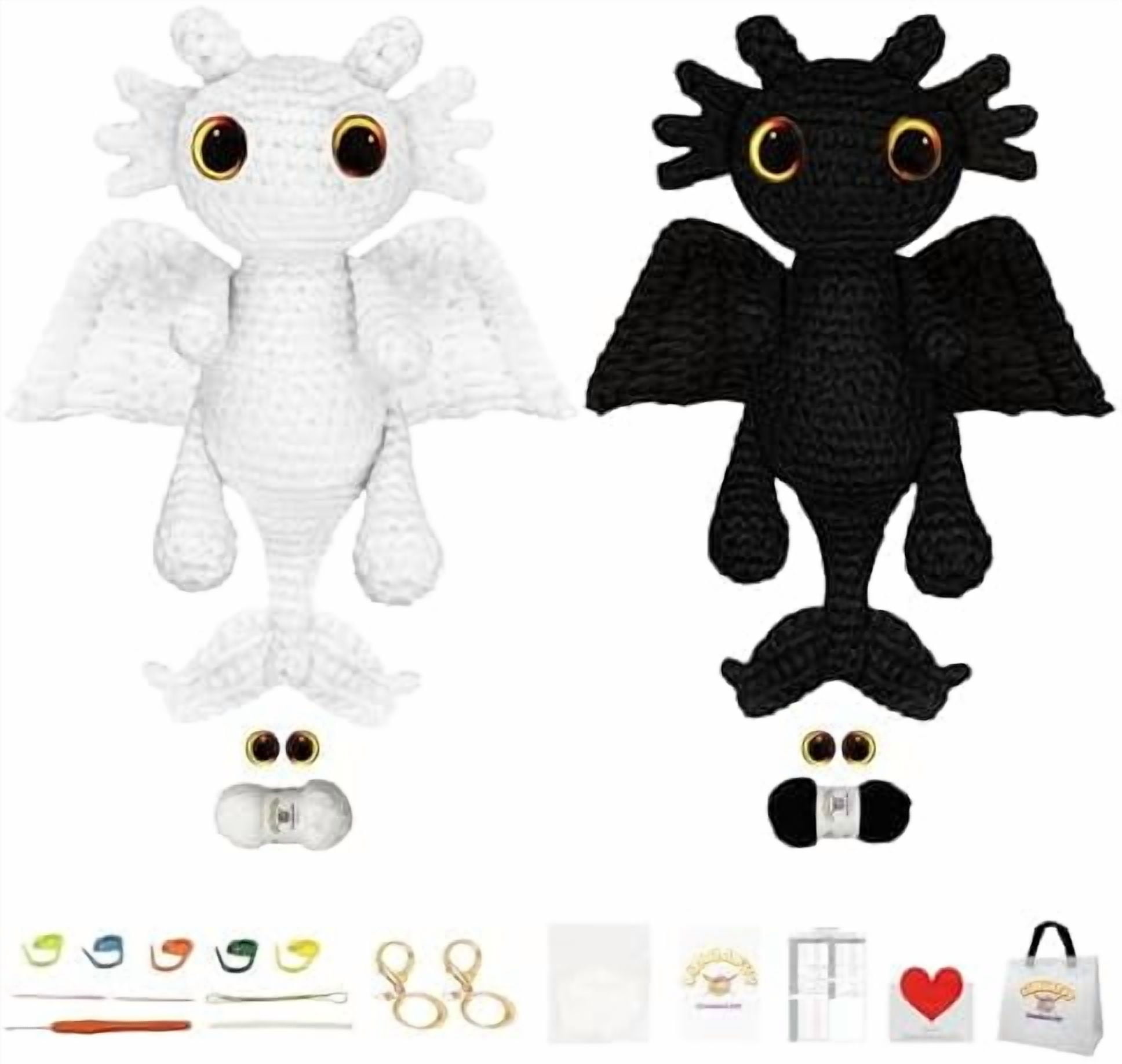 Beginner Crochet Kit-Crochet Animal Amigurumi Kit,Knitting & Crocheting ...