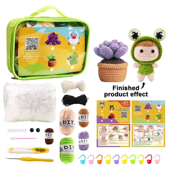 Dongrere Crochet Kits for Starters, Crochet Animal Kit, Handmade ...