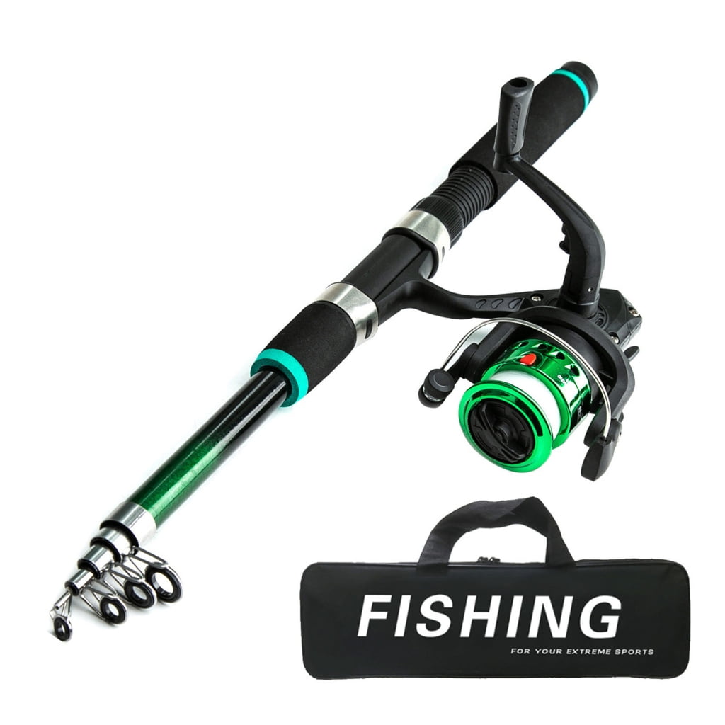 Beginner Fishing Set for Kids Teens Fishing Gear Tackles Telescopic Rod ...
