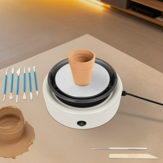 Beginner Foot Pedal Pottery Wheel Machine Adjustable Speed Pottery ...