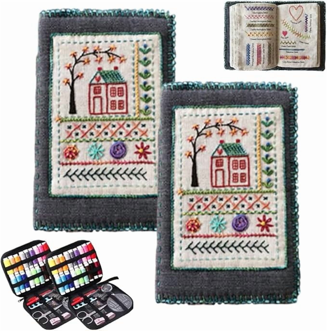 Beginner Friendly Stitch Book with 106 Different Stitches, Embroidery ...