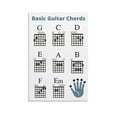 Beginner Guitar Basic Chords Sheet Learn to Play Guitar Years ...