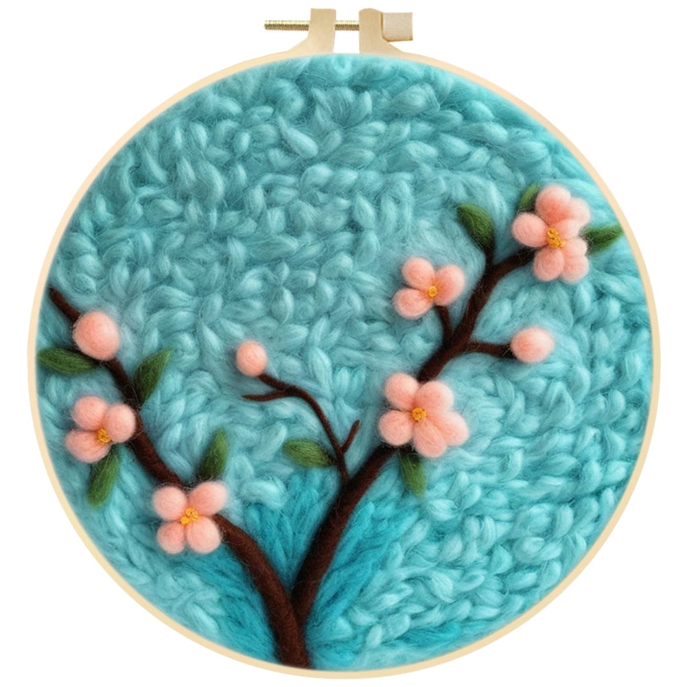 Beginner Needle Felt Painting Kit Needle Felt Starter Kit Wool Felting ...