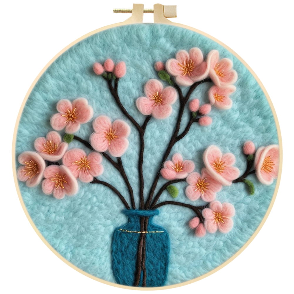 Beginner Needle Felt Painting Kit Needle Felt Starter Kit Wool Felting ...