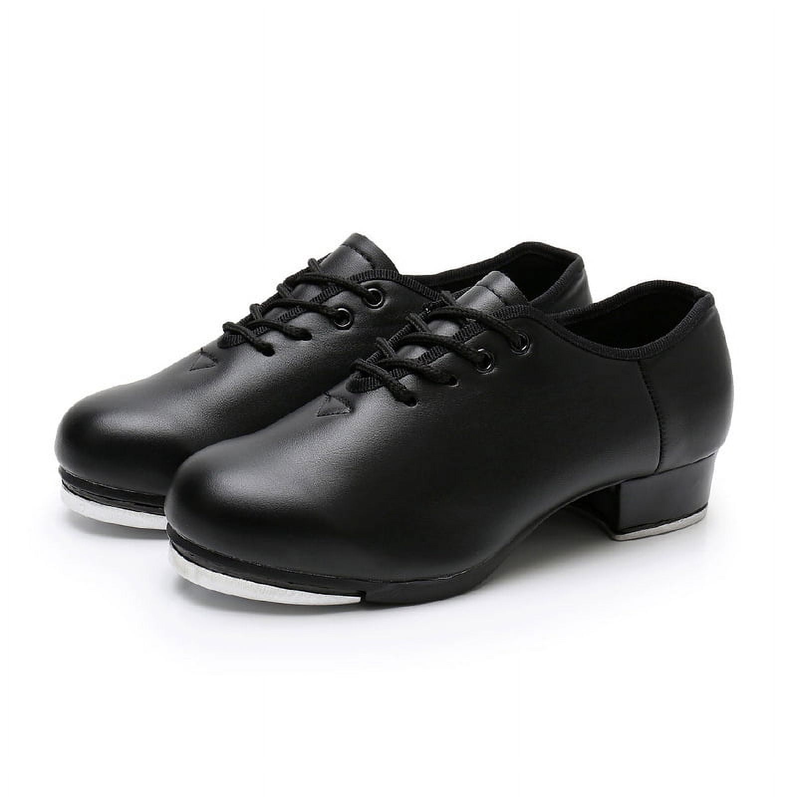 Beginner Tap Dance Shoe-Jazz Tap Dacncing Shoes for Girls,Boys(Little ...