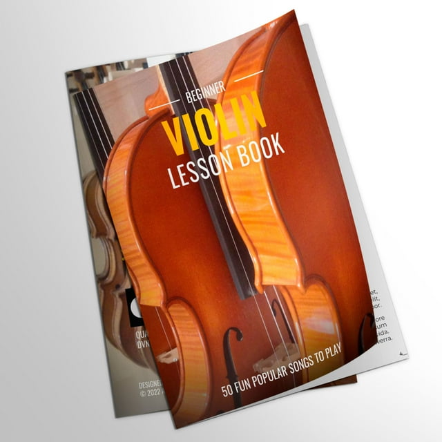 Beginner Violin Lesson Book - Color Coded Notes, 50 Popular Songs ...