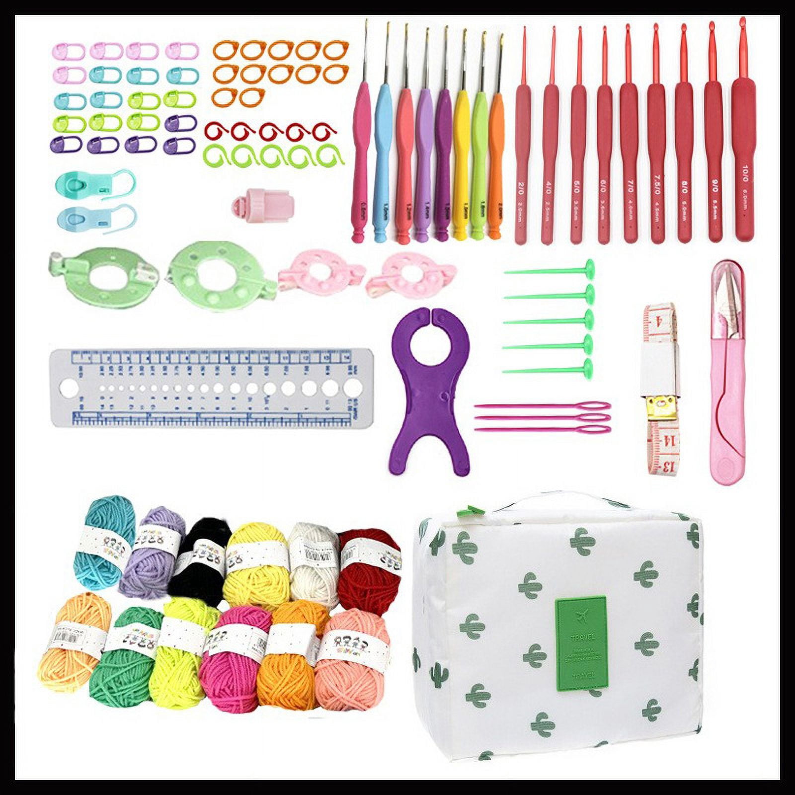 Beginner crochet material bag crochet kit knitting novice practice ...