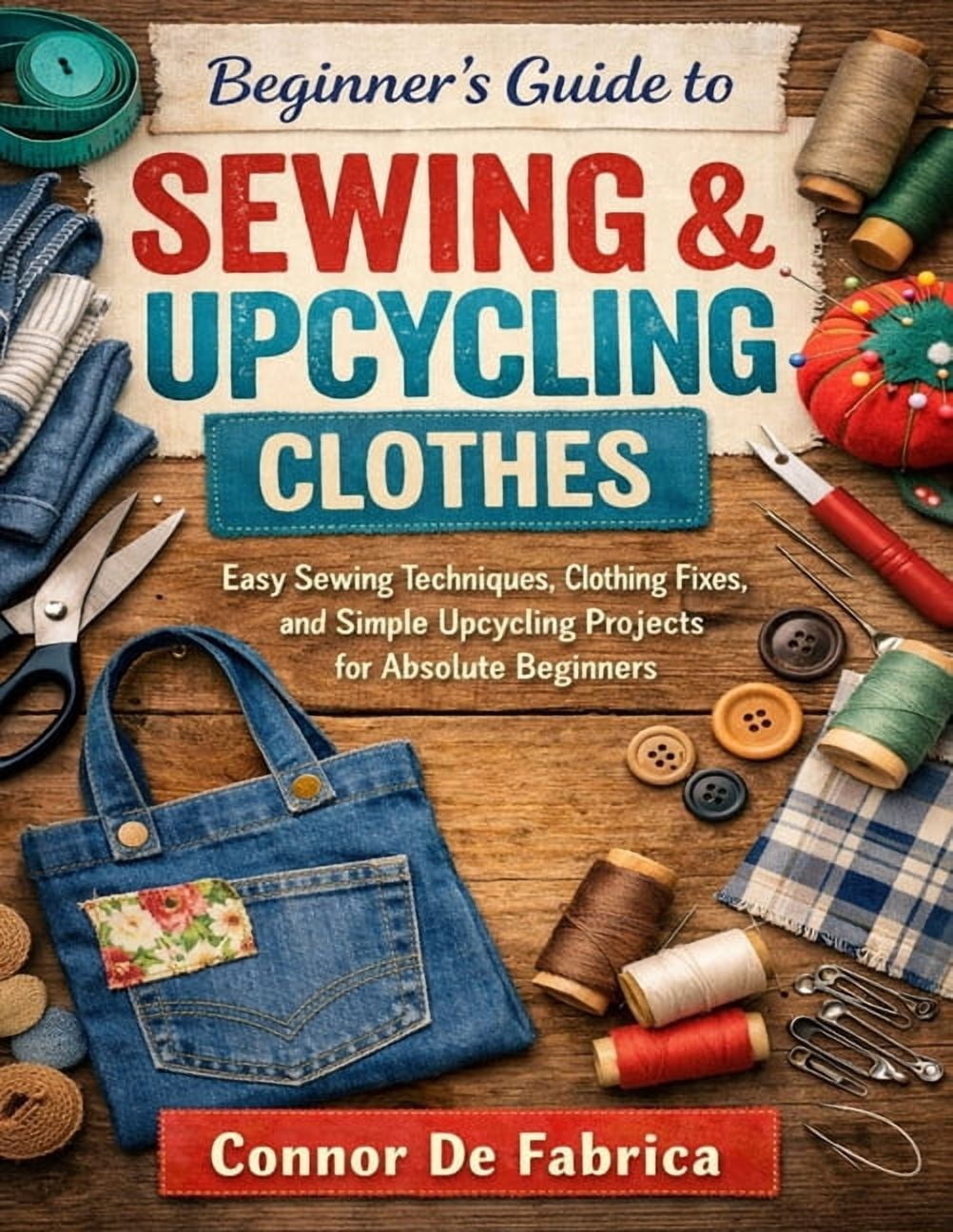 Beginner's Guide to Sewing & Upcycling Clothes: Easy Sewing Techniques ...