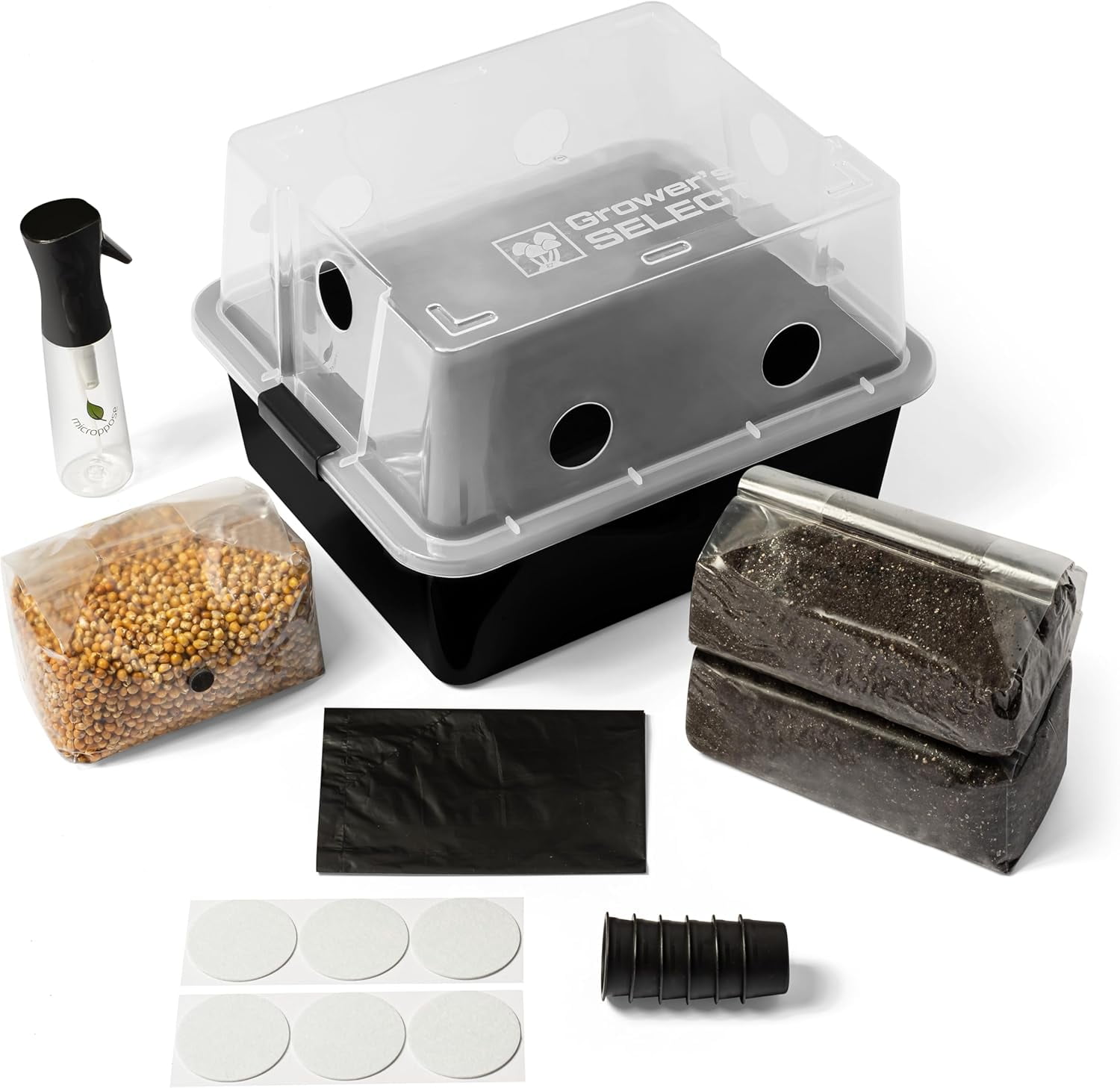 Beginners Medium Monotub Mushroom Grow Kit | Grows Like Magic | Monotub with Premium Milo ...