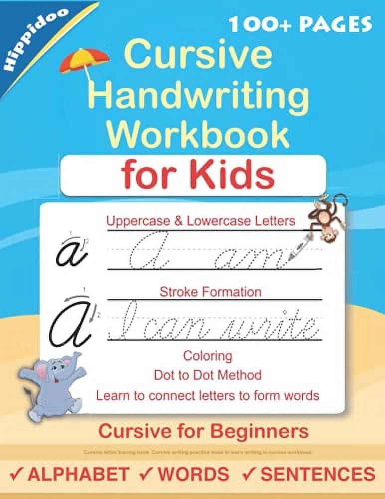 Beginning Cursive Handwriting Workbooks: Cursive Handwriting Workbook ...