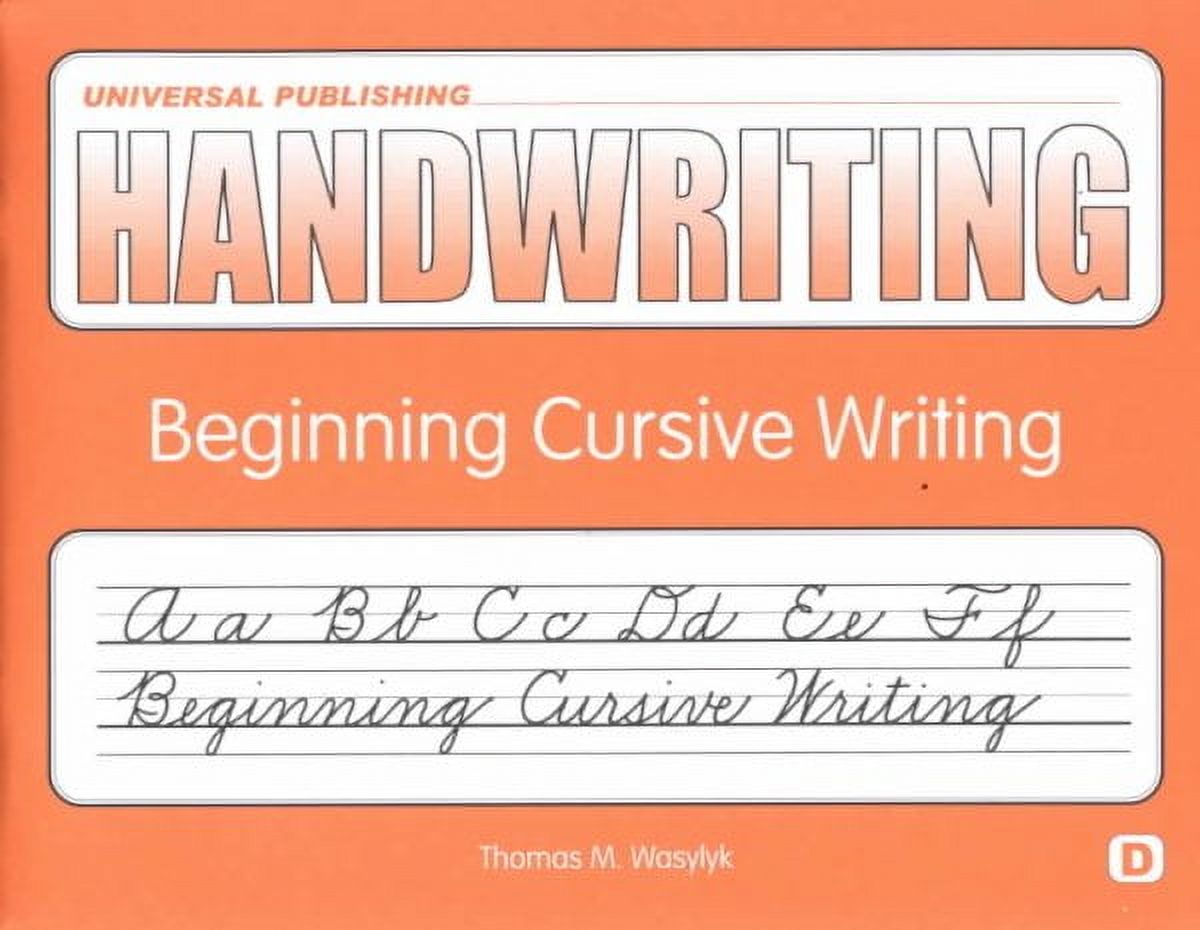 Beginning Cursive Writing - Walmart.com