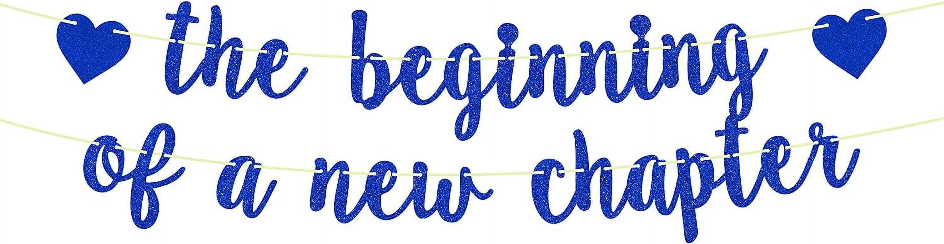 The Beginning of A New Chapter Banner, Farewell! Good Luck! Banner ...