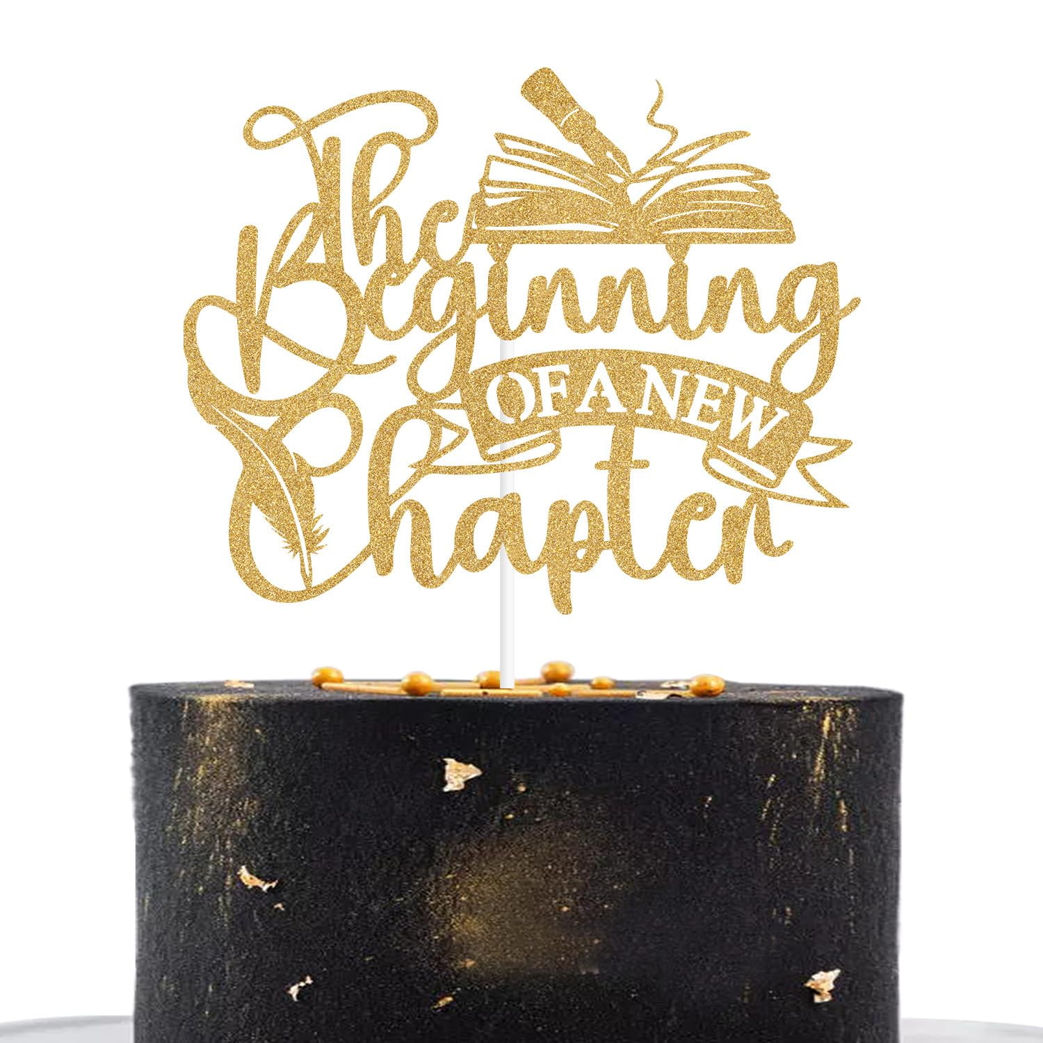 The Beginning of A New Chapter RST1 Cake Topper, Onto the Next Chapter ...