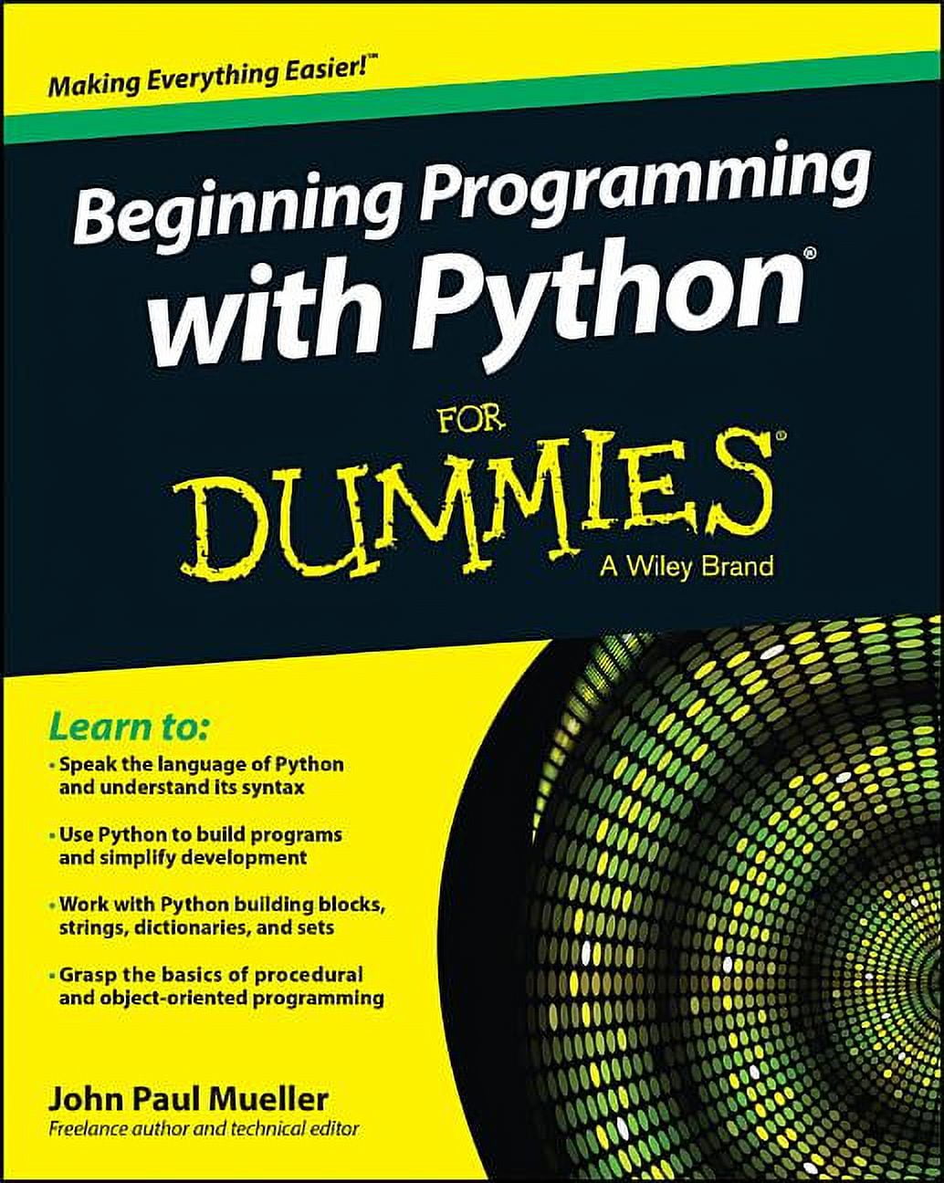 Beginning Programming with Python for Dummies - Walmart.com