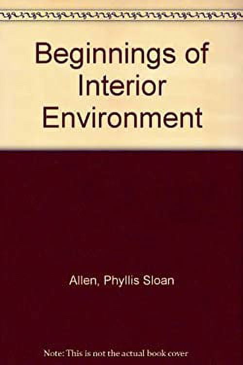 Pre-Owned Beginnings of Interior Environment (Hardcover) 9780808700982 ...