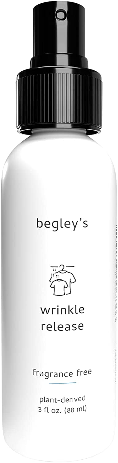 Begley's No-Iron Wrinkle Remover, Quick Fix Wrinkle Release, Static ...