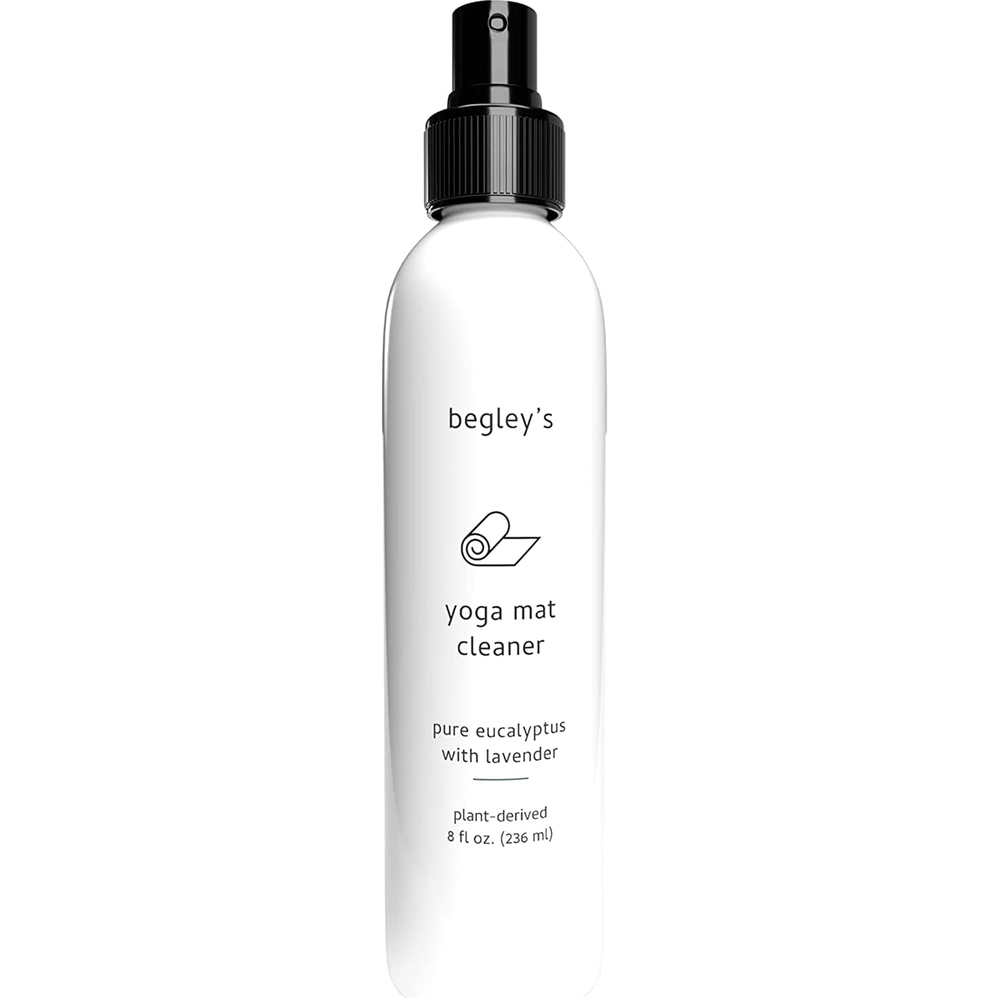Begley's Yoga Mat Cleaner Spray, Lavender Eucalyptus Essential Oil ...