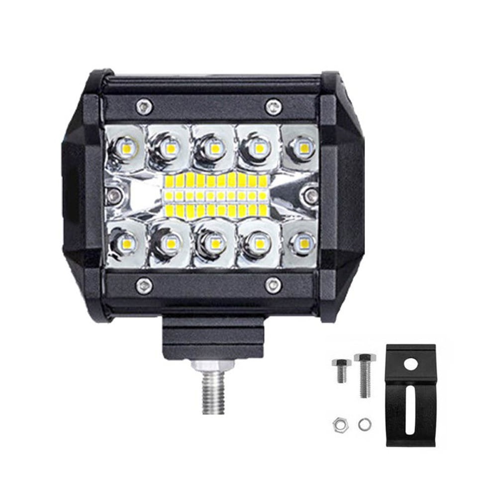 Begsfte 4 Inch Car LED Light Bar 6000K 20 LED Assisted Driving Lamp ...