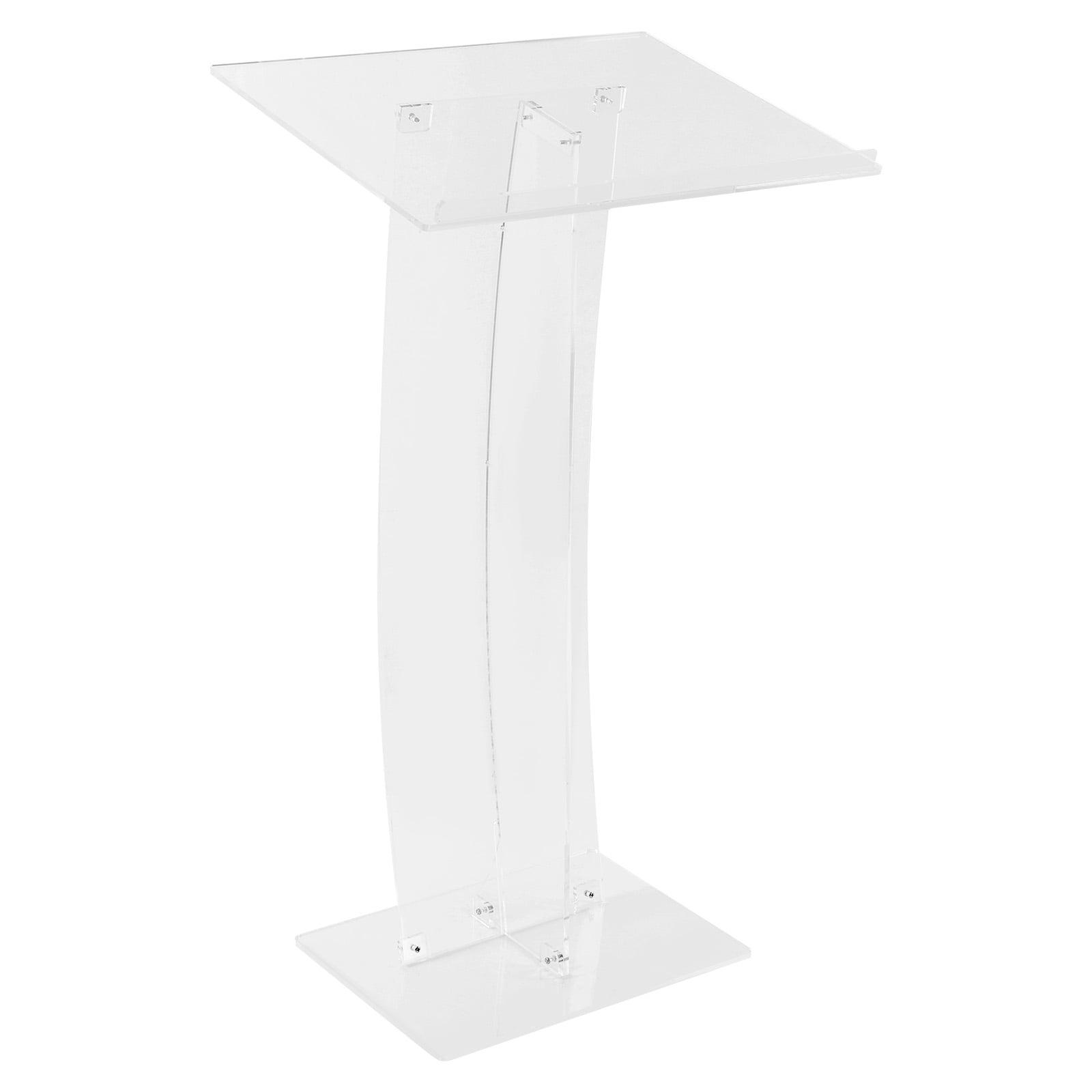Begsfte 43.31 Inch Acrylic Clear Conference Presentation Pulpit ...