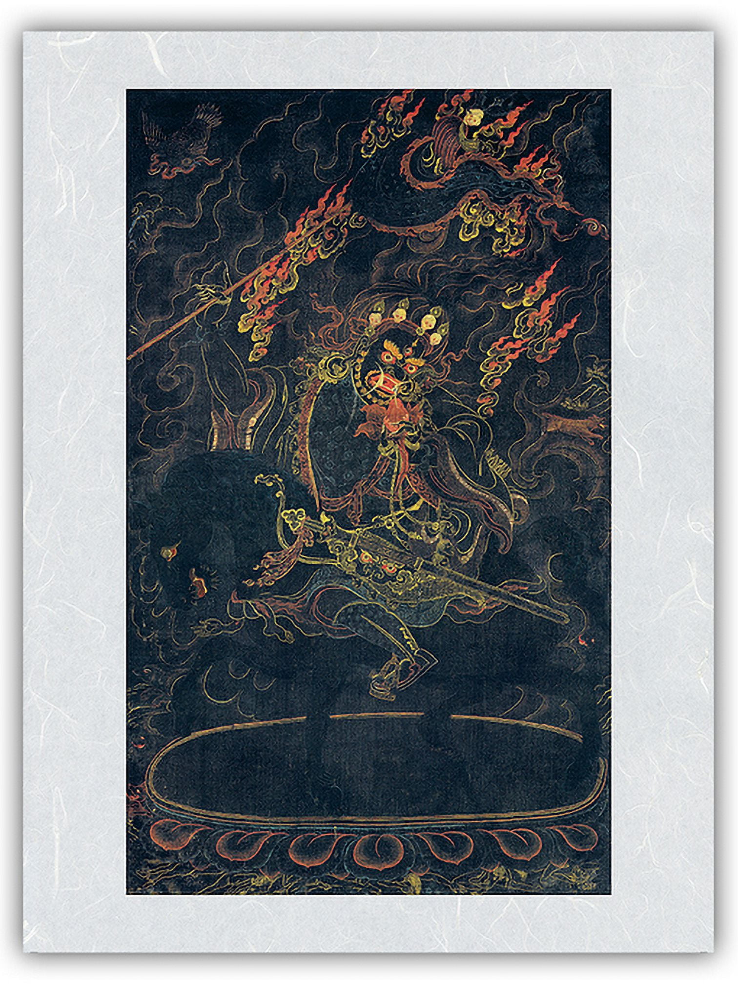 Begtse Chen (Chamsing) - Dharma Protector of the - Vintage Tibetan ...